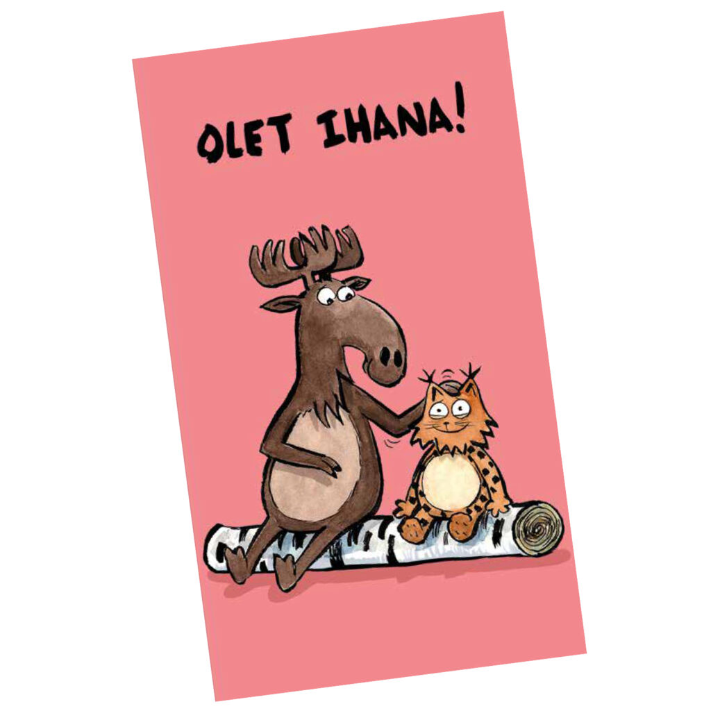 Kamala Luonto – taitettava kortti “Olet ihana” – ELUKKAMANIA